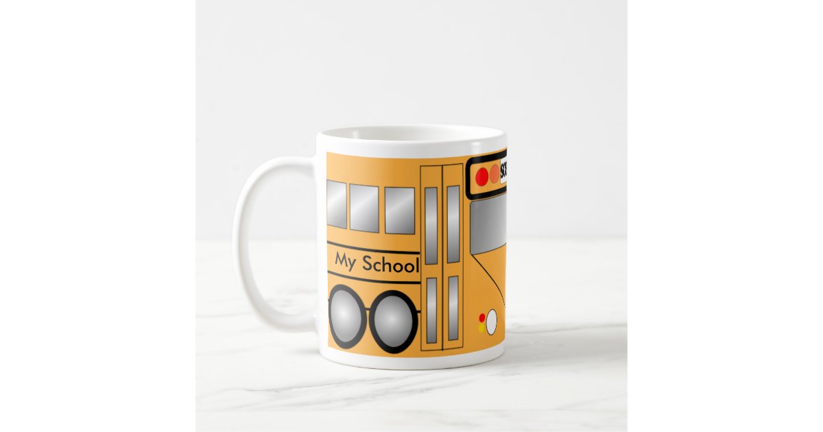 School bus coffee mug | Zazzle