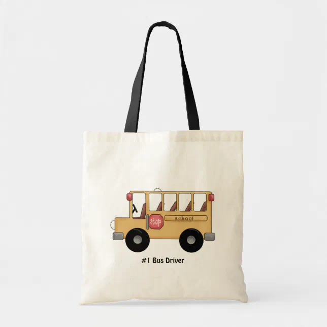 School Bus (Customizable) Tote Bag | Zazzle