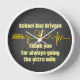 School Bus Driver Appreciation Clock | Zazzle