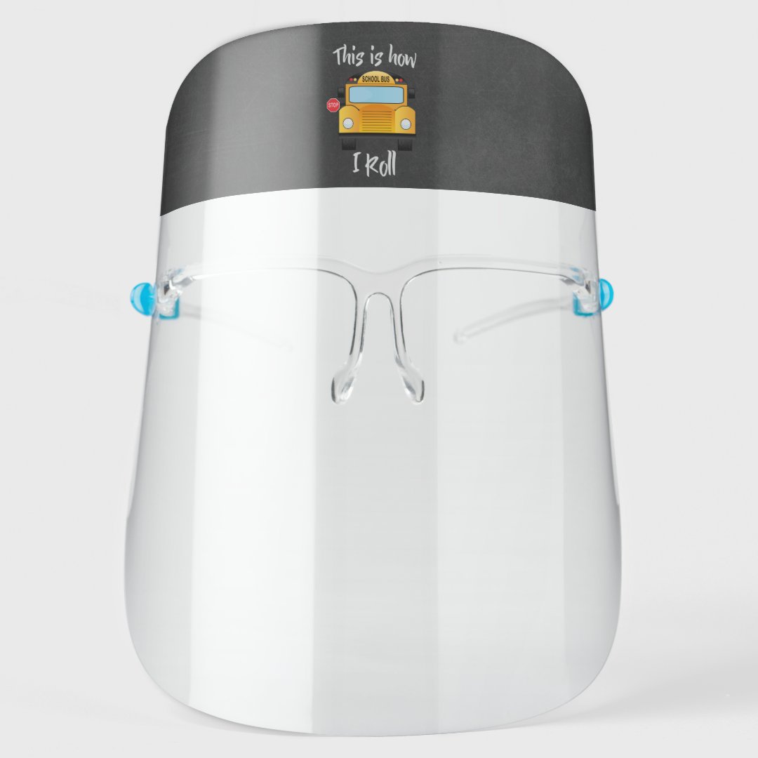 School Bus Driver Face Shield | Zazzle