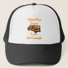 Funny School Bus Driver Trucker Hat | Zazzle.com
