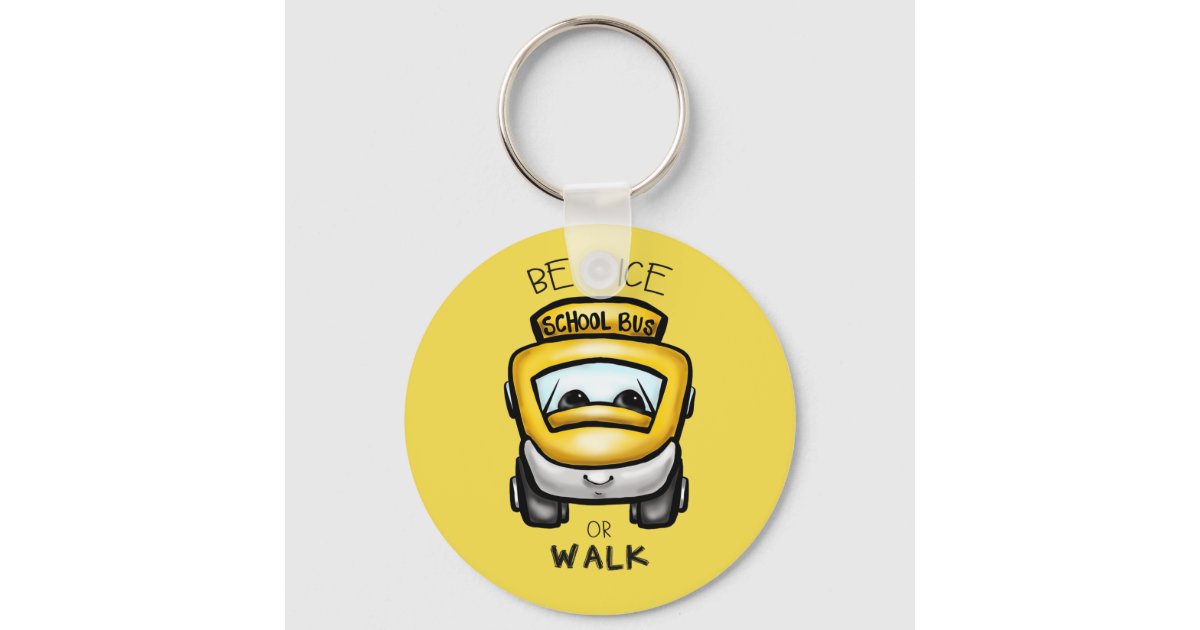 School Bus Driver key chain | Zazzle