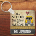 School Bus Driver Keychain | Zazzle