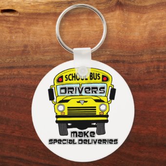 School Bus Driver Keychain | Zazzle
