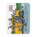 School Bus Driver Magnet, female driver Magnet | Zazzle