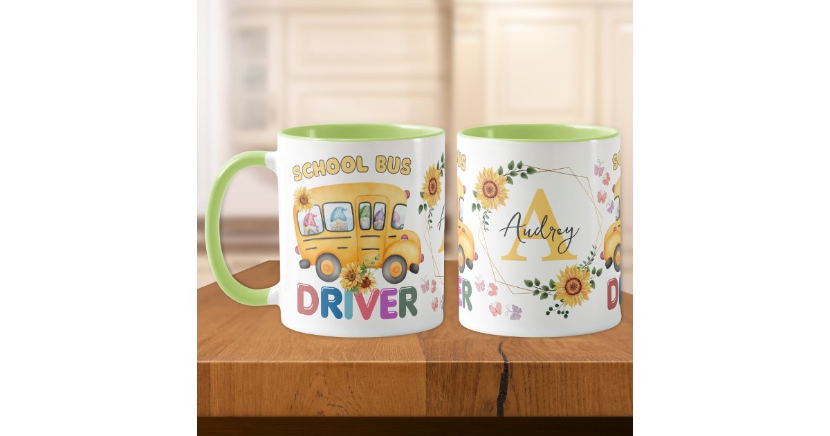 School Bus Driver Personalized Mug | Zazzle