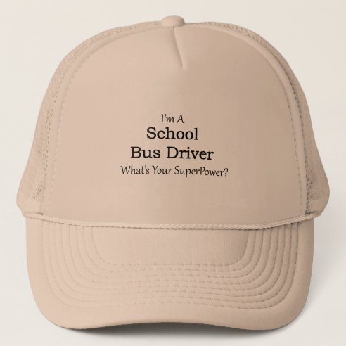 School Bus Driver Hats & Caps | Zazzle