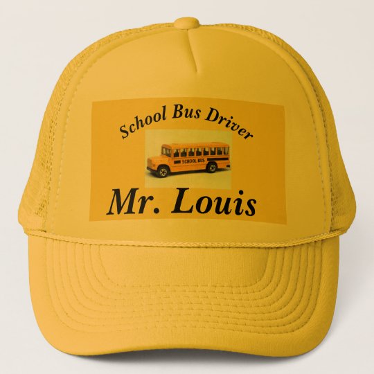School Bus Driver Trucker Hat | Zazzle.com