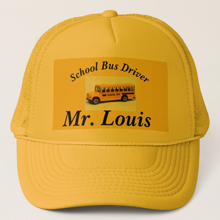 School Bus Driver Trucker Hat | Zazzle