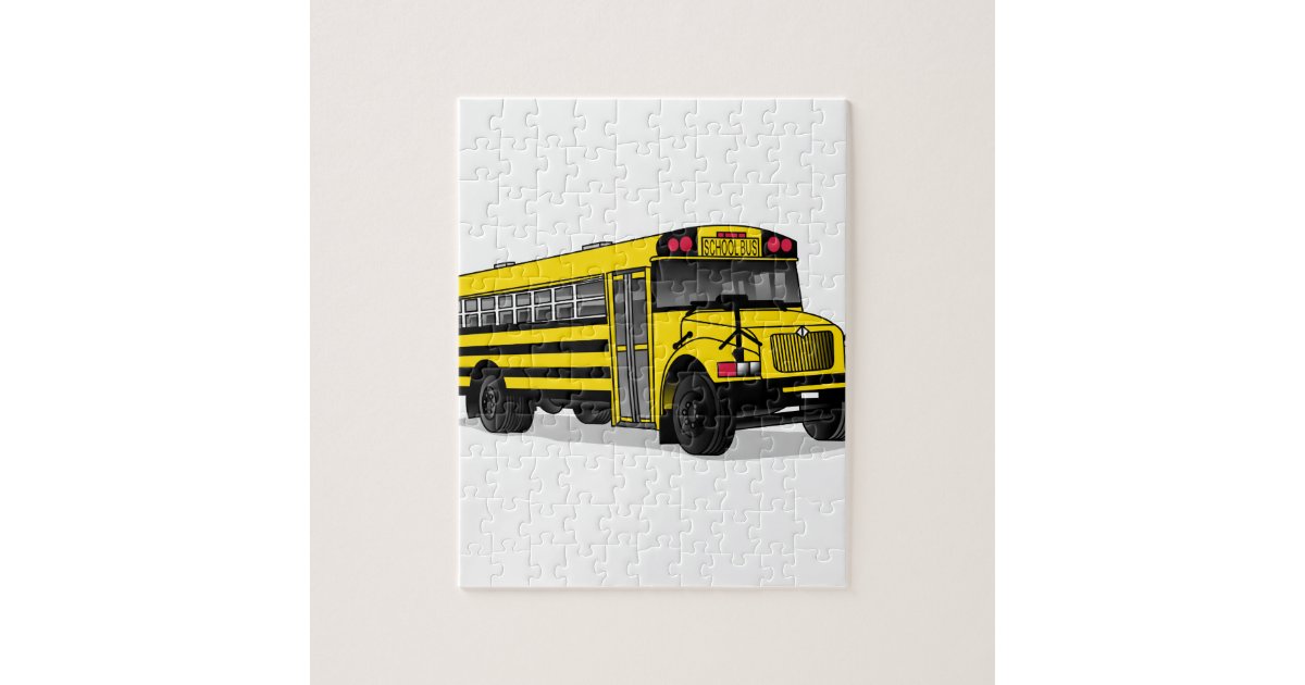 School Bus Jigsaw Puzzle | Zazzle