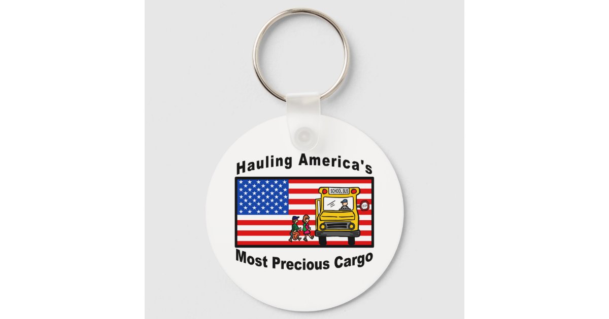 School Bus Key Chain - Customized | Zazzle