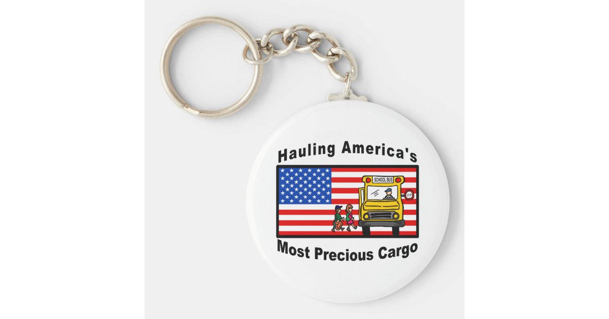 School Bus Key Chain - Customized | Zazzle