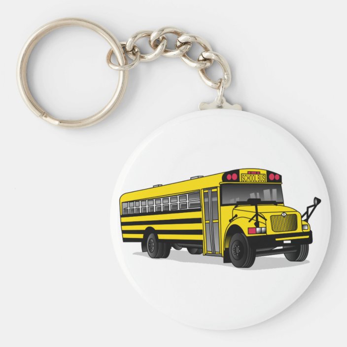 School Bus Keychain | Zazzle.com