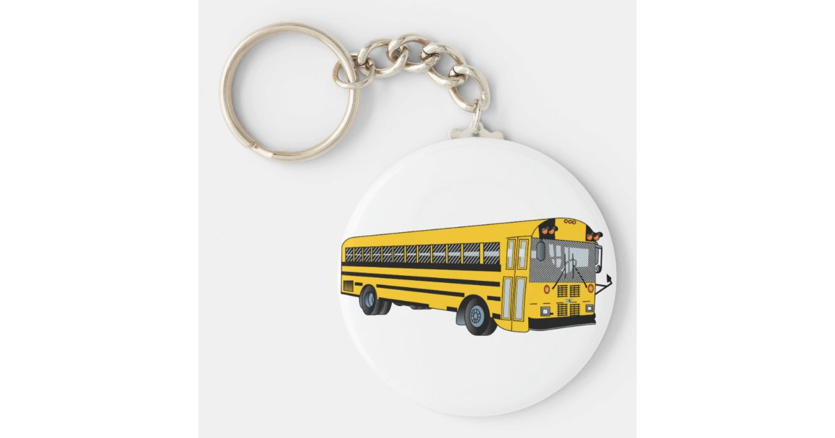 School Bus Keychain