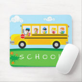 School Bus on Mousepad | Zazzle