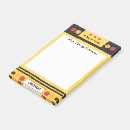 School Bus Personalized Teacher Post-it Notes | Zazzle