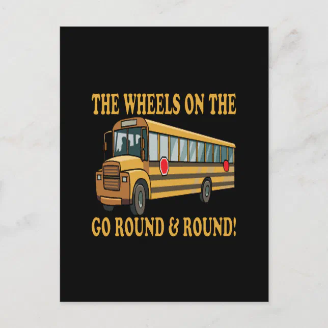 School Bus Postcard | Zazzle
