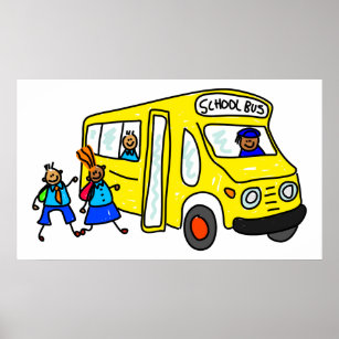 School Bus Posters & Prints | Zazzle