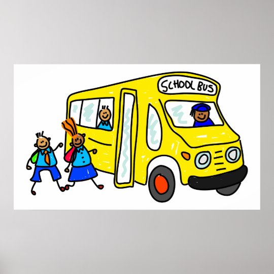 School Bus Poster | Zazzle.com