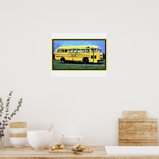 School Bus Poster | Zazzle