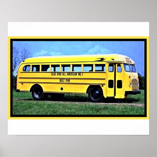 School Bus Poster | Zazzle