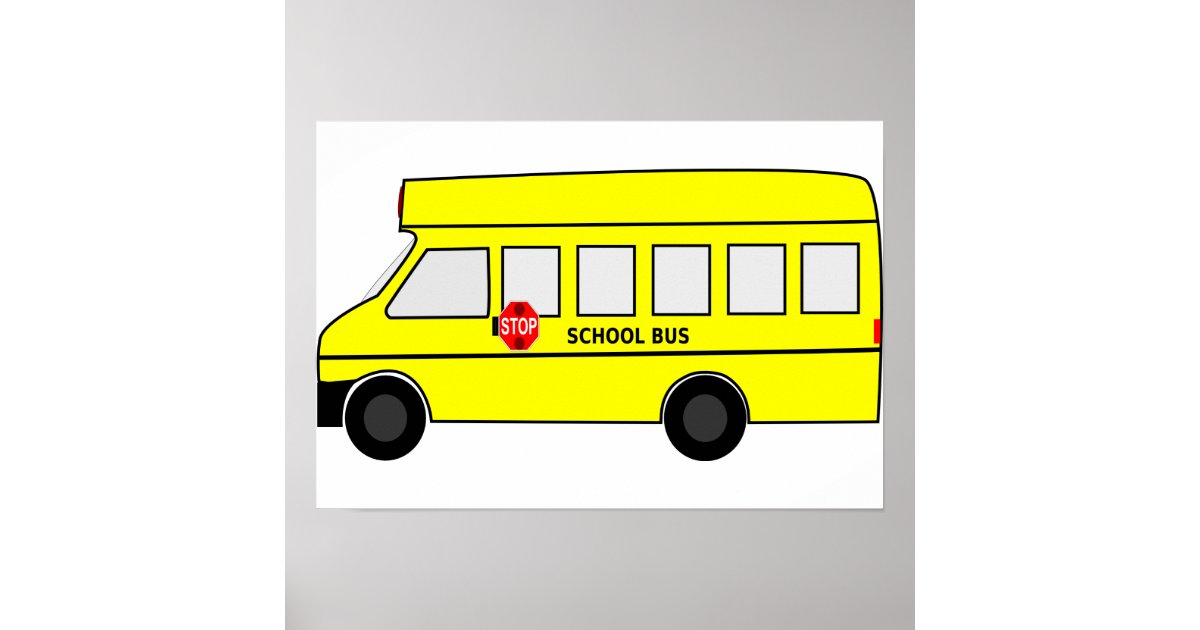 School Bus Poster | Zazzle