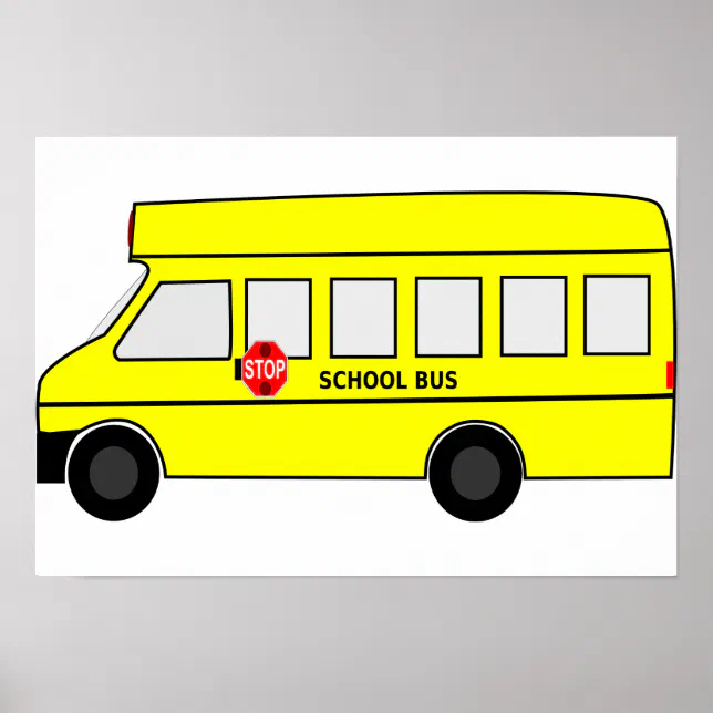 School Bus Poster | Zazzle