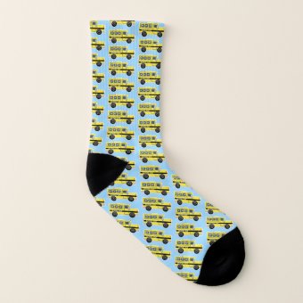 School Bus Socks | Zazzle
