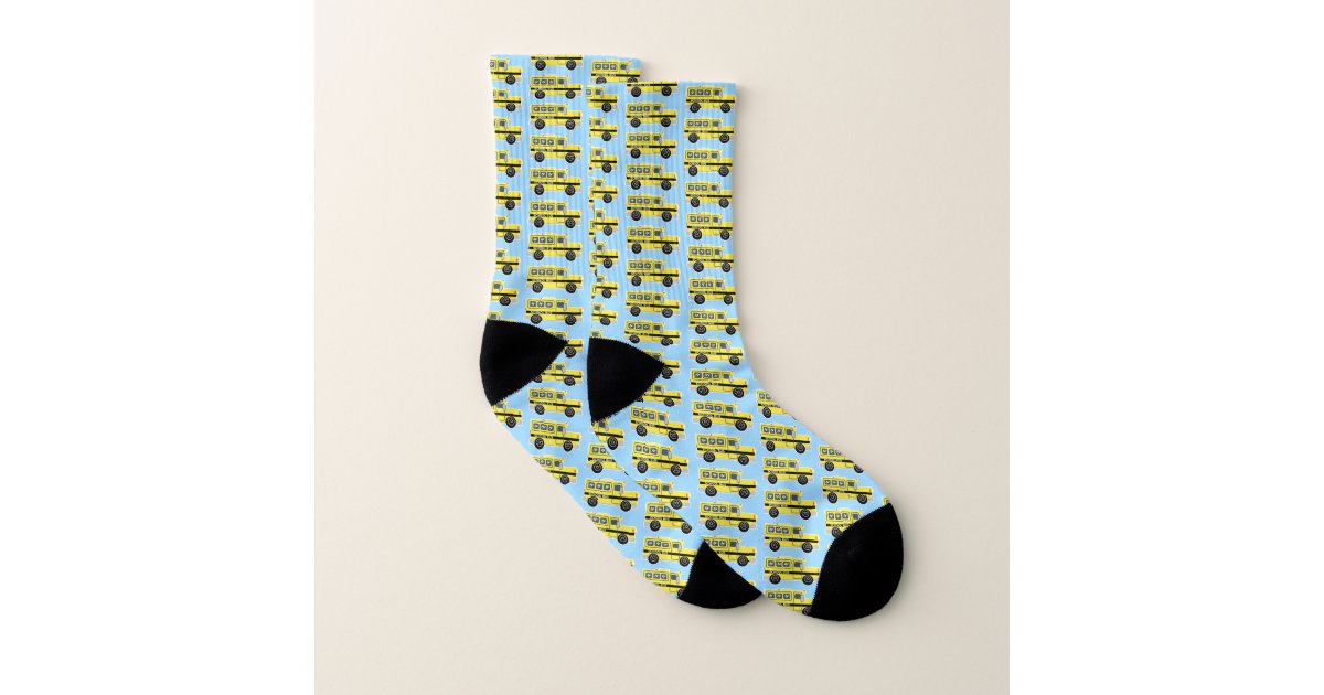 School Bus Socks | Zazzle