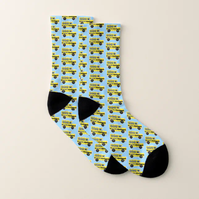 School Bus Socks | Zazzle
