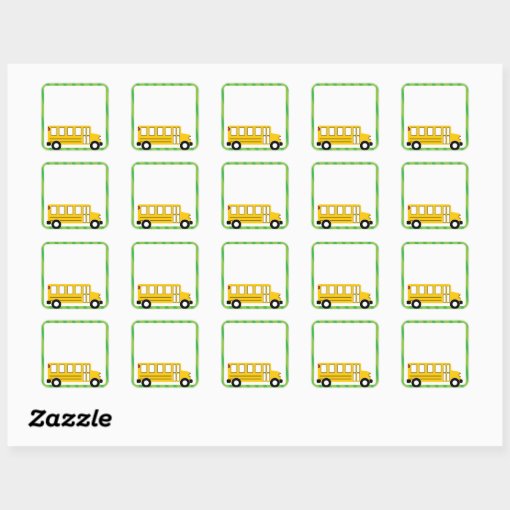 School Bus Sticker | Zazzle