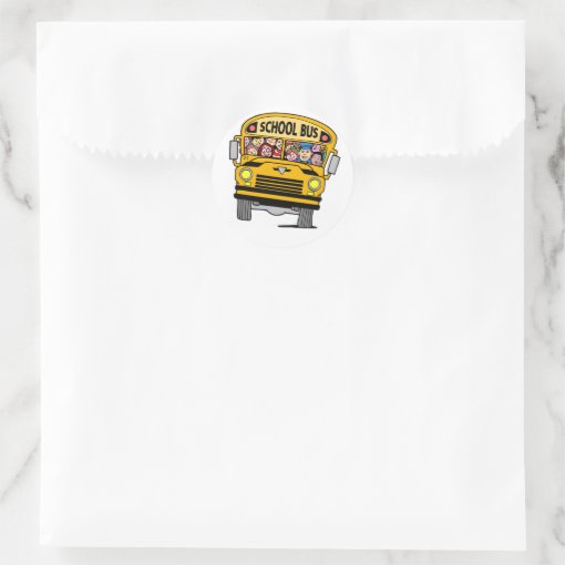 School Bus Sticker | Zazzle