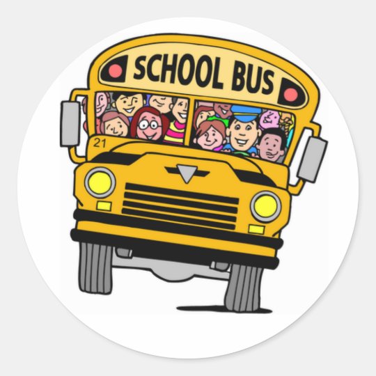 School Bus Sticker | Zazzle.com