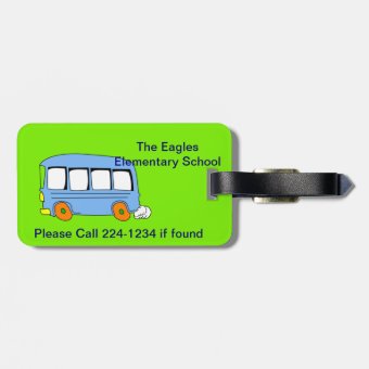 School Bus Tag | Zazzle