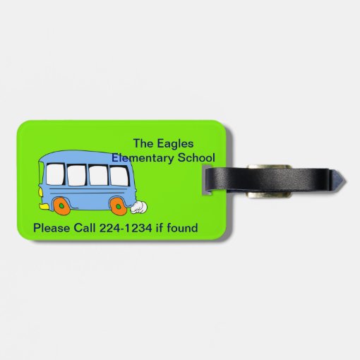 School Bus Tag | Zazzle
