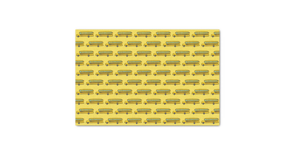 School Bus Tissue Paper | Zazzle