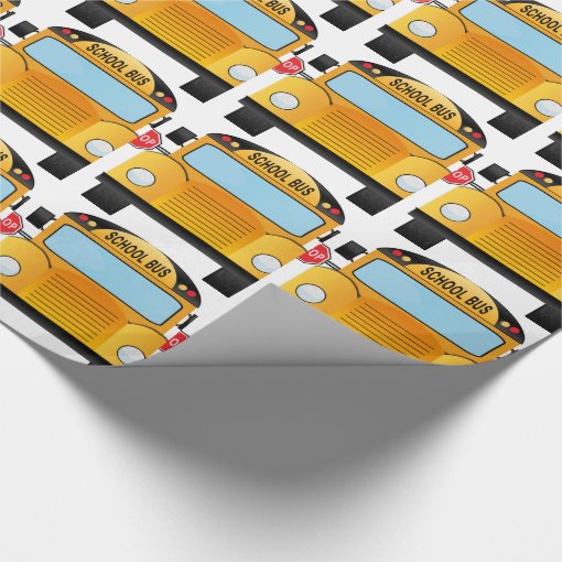 school-bus wrapping paper | Zazzle