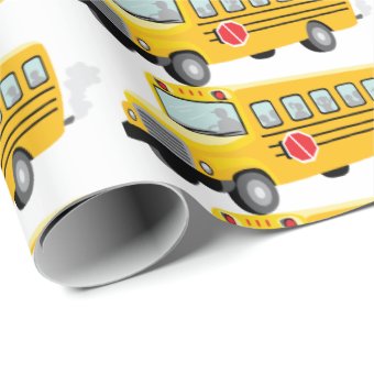 School Bus Wrapping Paper | Zazzle