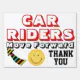 School Car Riders Sign - SRF | Zazzle