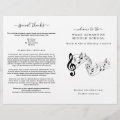 School Choir or Band Concert Program Flyer | Zazzle