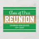 School Class Reunion Save the Date Green Announcement Postcard | Zazzle