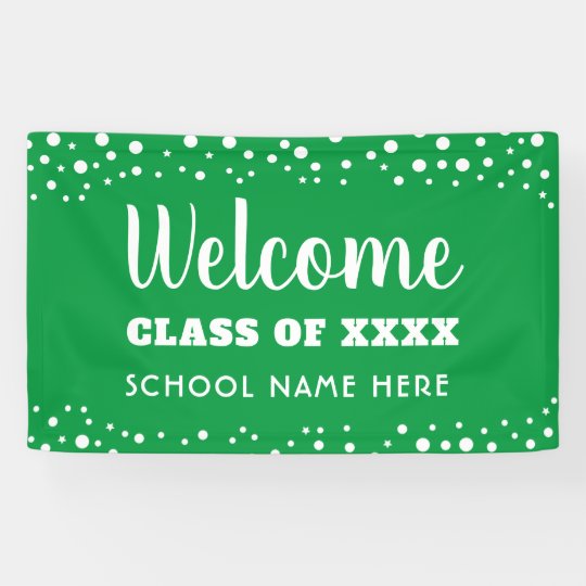 School Class Reunion Welcome Banner | Zazzle.com