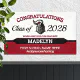 School Colors with Mascot Graduation Banner | Zazzle