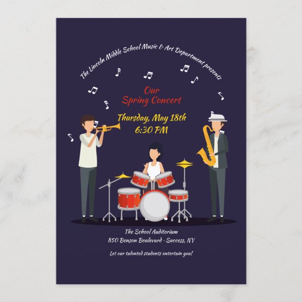 Talent Show Invitations | Zazzle