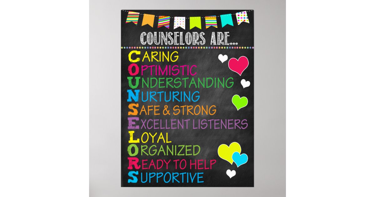 School Counselor Poster | Zazzle