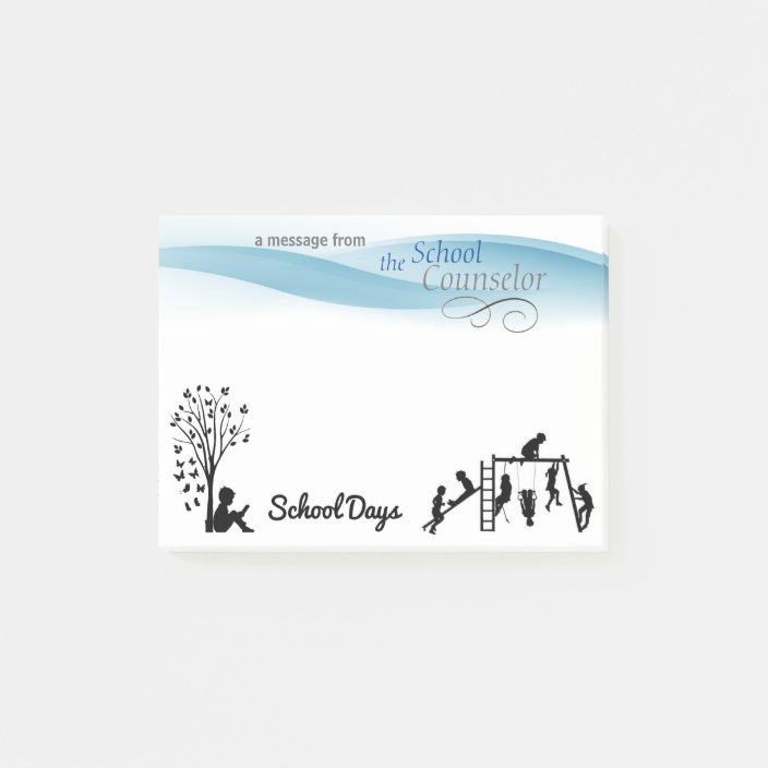 School Counselor School Days Sticky Notes | Zazzle.com