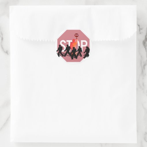 School Crossing Guard Classic Round Sticker | Zazzle