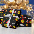 School Crossing Patrol Lollipops and Safety Signs Wrapping Paper | Zazzle