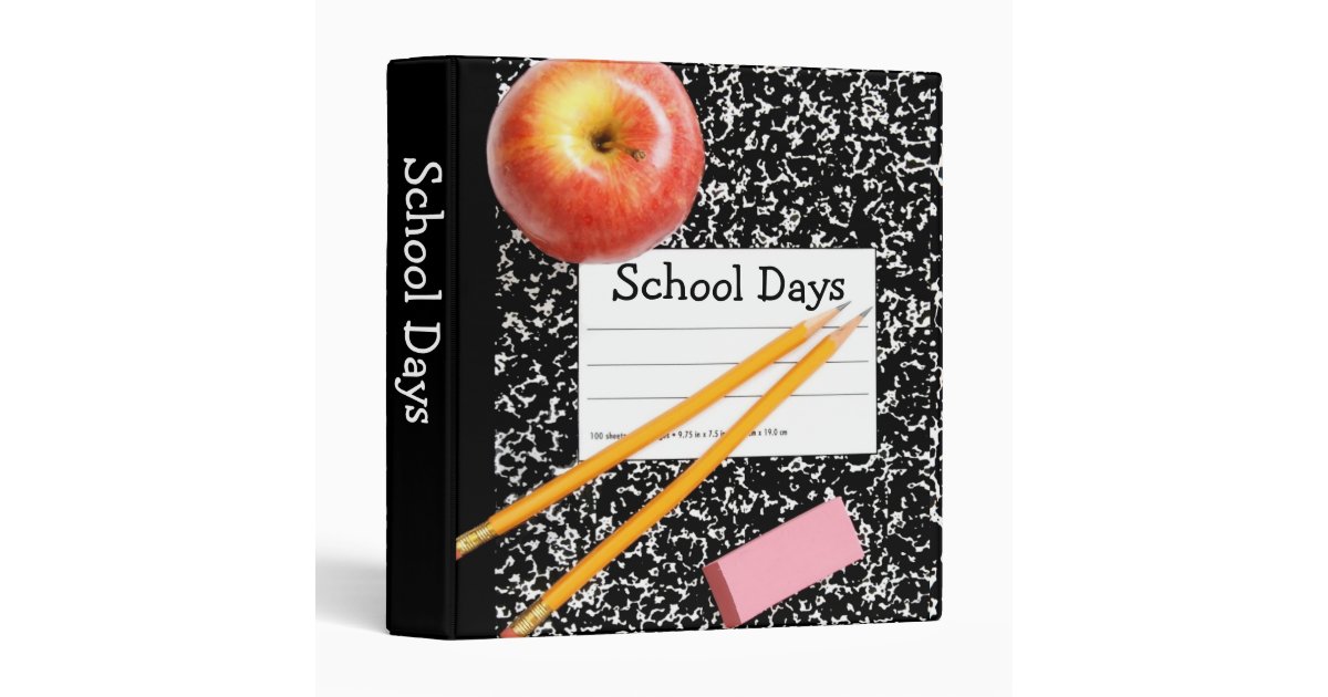 School Days 1" Photo Album Binder | Zazzle