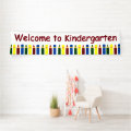 School Days Pencils Personalized Banner | Zazzle